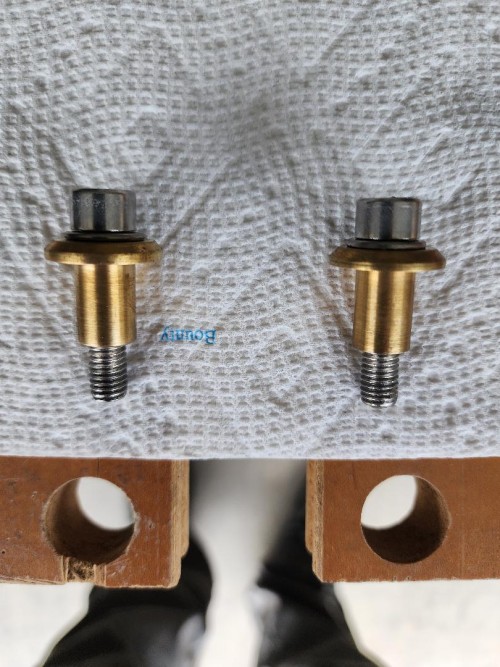 Trophy Pivot Bolts by Tralex - Triumph Trophy Photos Gallery