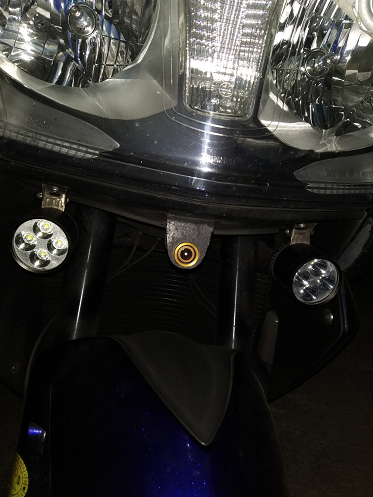 additional lights on my Triumph Trophy SE - Lighting, Electrical, and ...