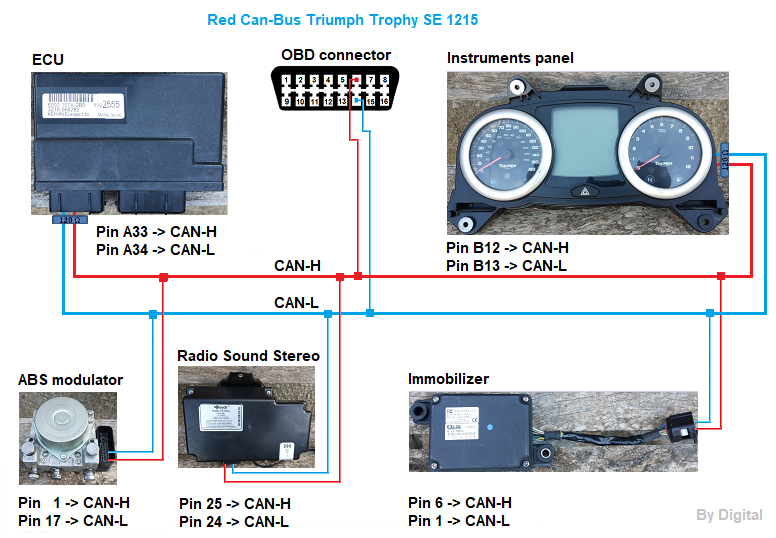 Can-Bus Triumph Trophy SE line - Lighting, Electrical, and Wiring ...